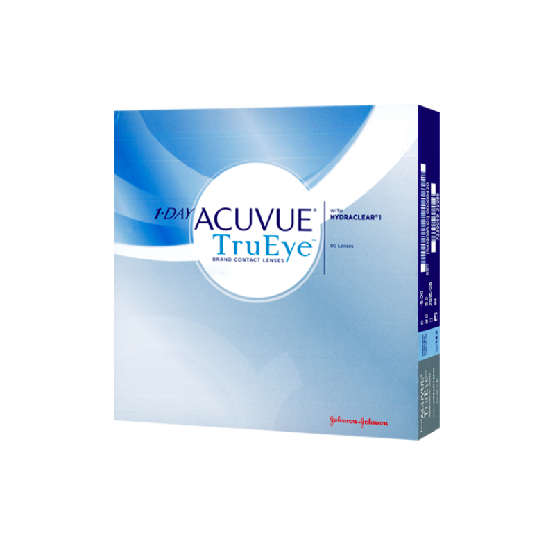 1 DAY TRUEYE 90 1 DAY TRUEYE 90 Johnson&Johnson, Boite de 90 lentilles ...